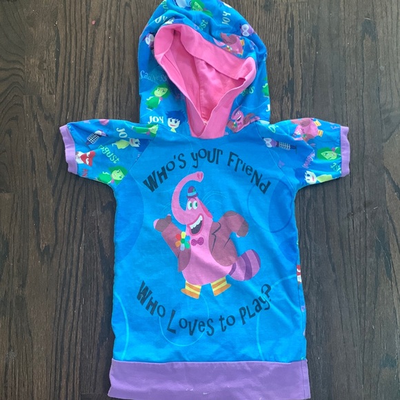 Disney | Shirts & Tops | Disney Bingbong Upcycled Tunic Hoddie Inside ...